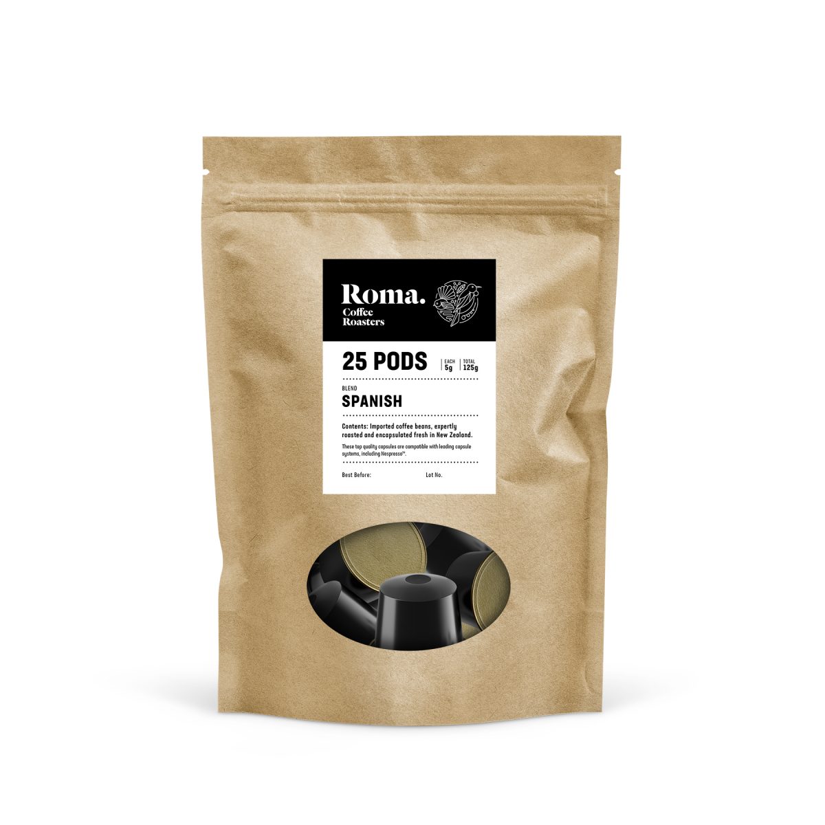 Spanish Pods 25 - Roma Coffee Roasters